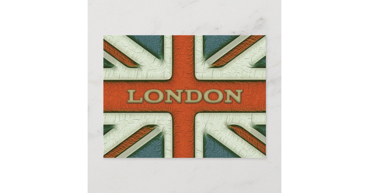 London UK Flag Postcard | Zazzle