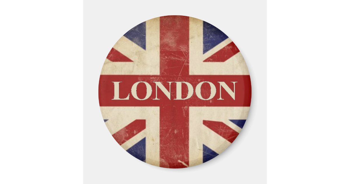London - Union Jack - I Love London Magnet | Zazzle