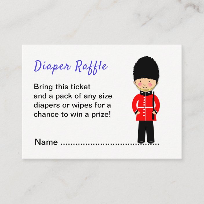 London Union Jack Theme Baby Shower Enclosure Card | Zazzle.com