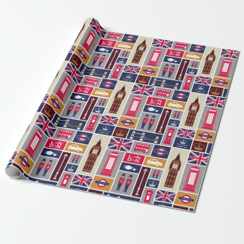 London Wrapping Paper | Zazzle