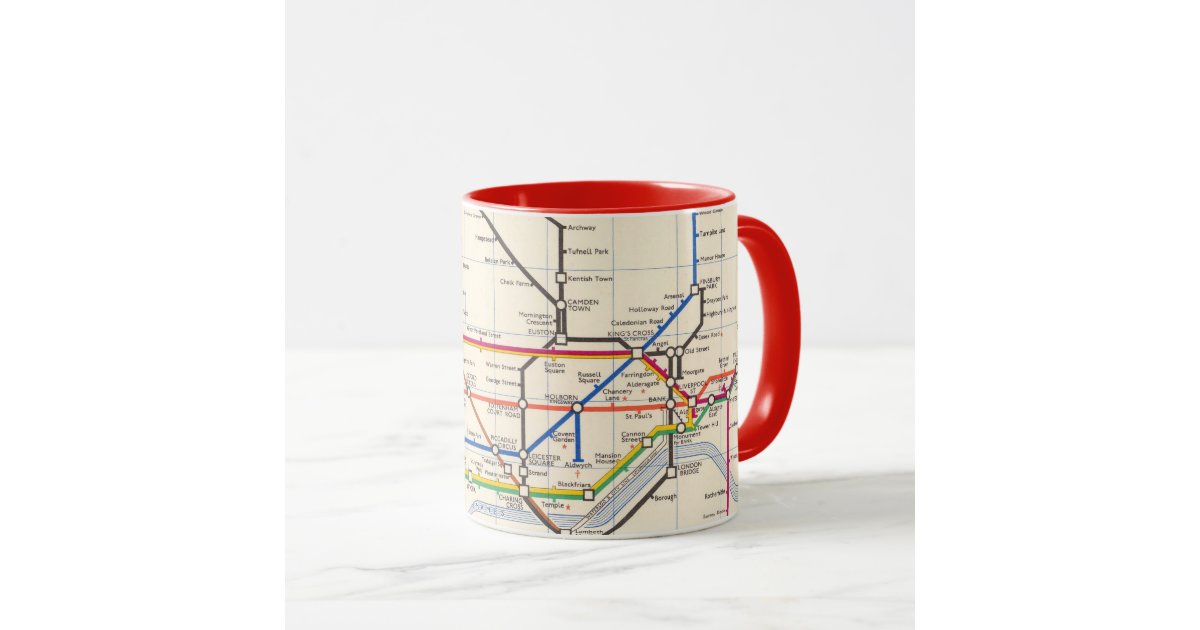 London's Underground Map Mug | Zazzle