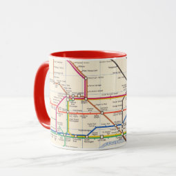 London's Underground Map Mug | Zazzle