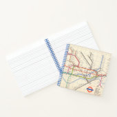 London's Underground Map Notebook | Zazzle