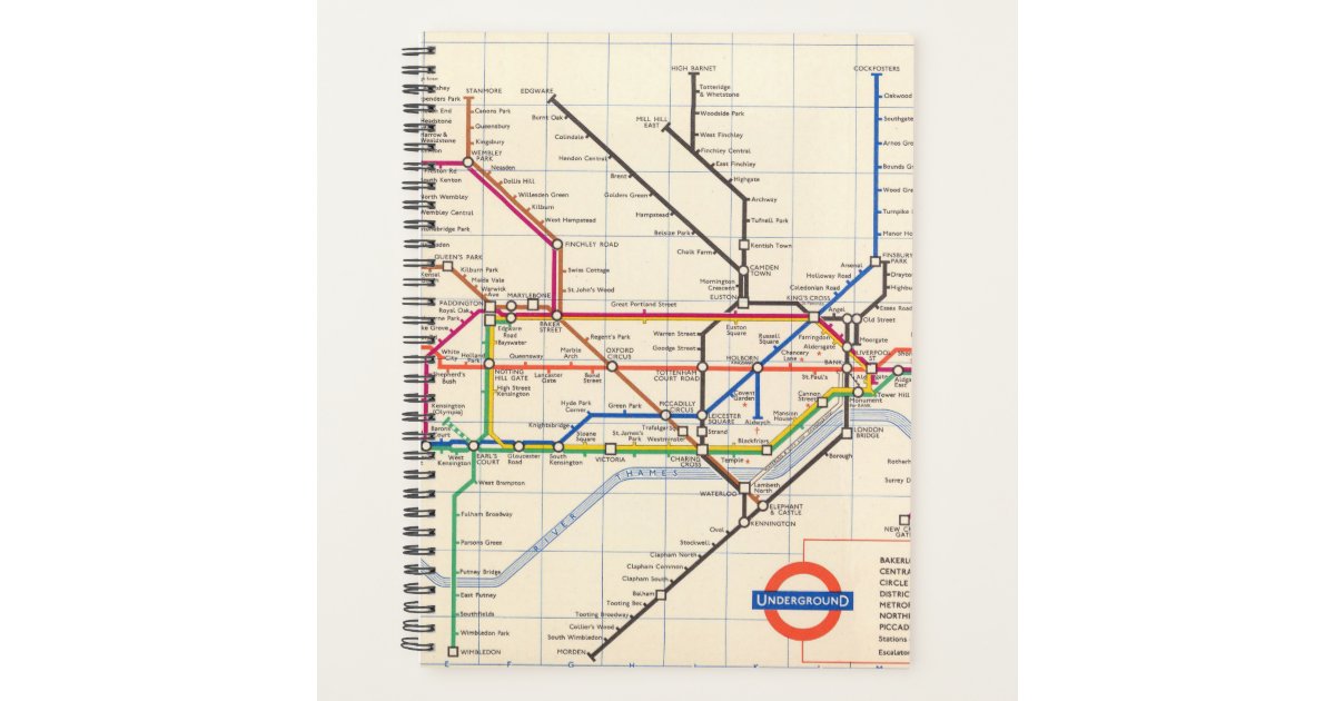 London's Underground Map Planner | Zazzle