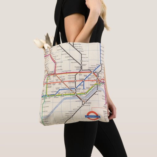 London's Underground Map Tote Bag | Zazzle
