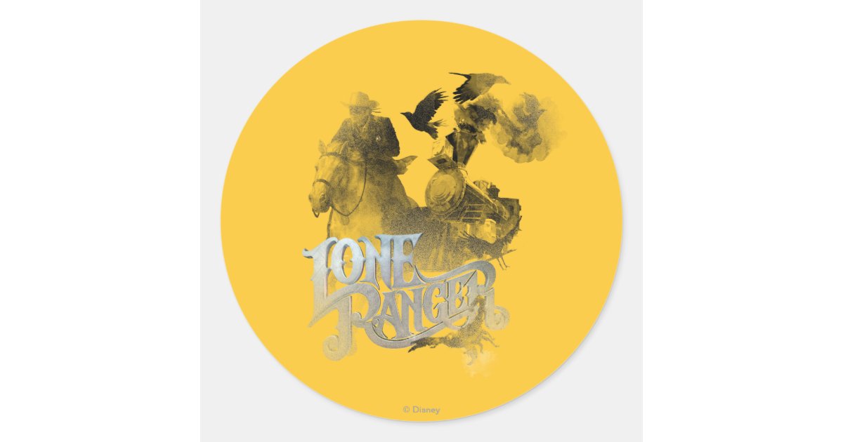 Lone Ranger 1 Classic Round Sticker | Zazzle