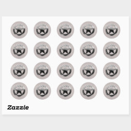 Lone Ranger's Badge Classic Round Sticker | Zazzle
