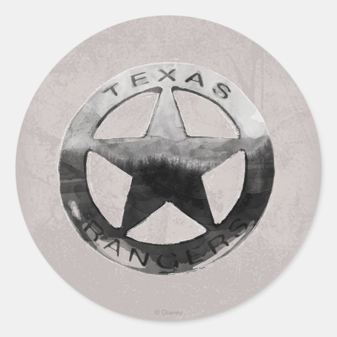 Lone Ranger's Badge Classic Round Sticker | Zazzle