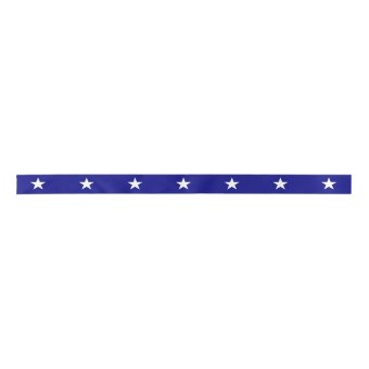 Lone Star Bonnie Blue Patriotic Ribbon | Zazzle