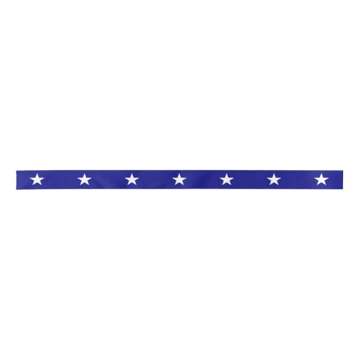 Lone Star Bonnie Blue Patriotic Ribbon | Zazzle