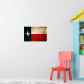 Lone Star Flag of Texas Grunge Rustic Patriotic Poster | Zazzle