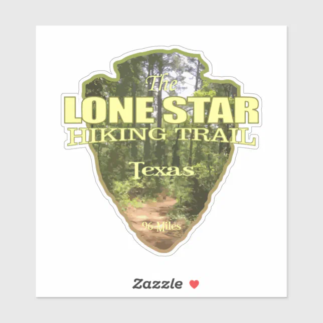 Lone Star HT (arrowhead) Sticker | Zazzle