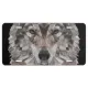 Lone Wolf Geometric Portrait License Plate | Zazzle