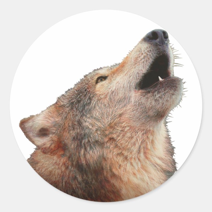 Lone Wolf - Multi-Products Classic Round Sticker | Zazzle.com