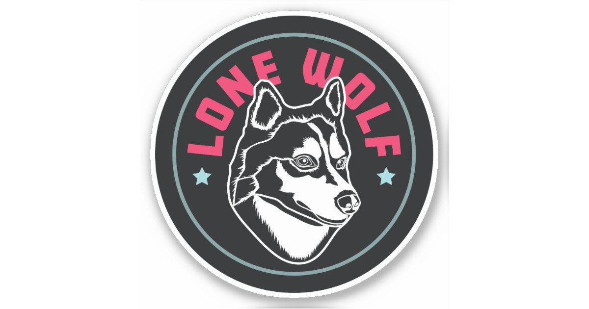 Lone Wolf Sticker | Zazzle