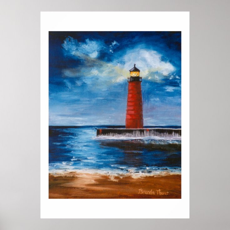Lonely Beacon Poster | Zazzle