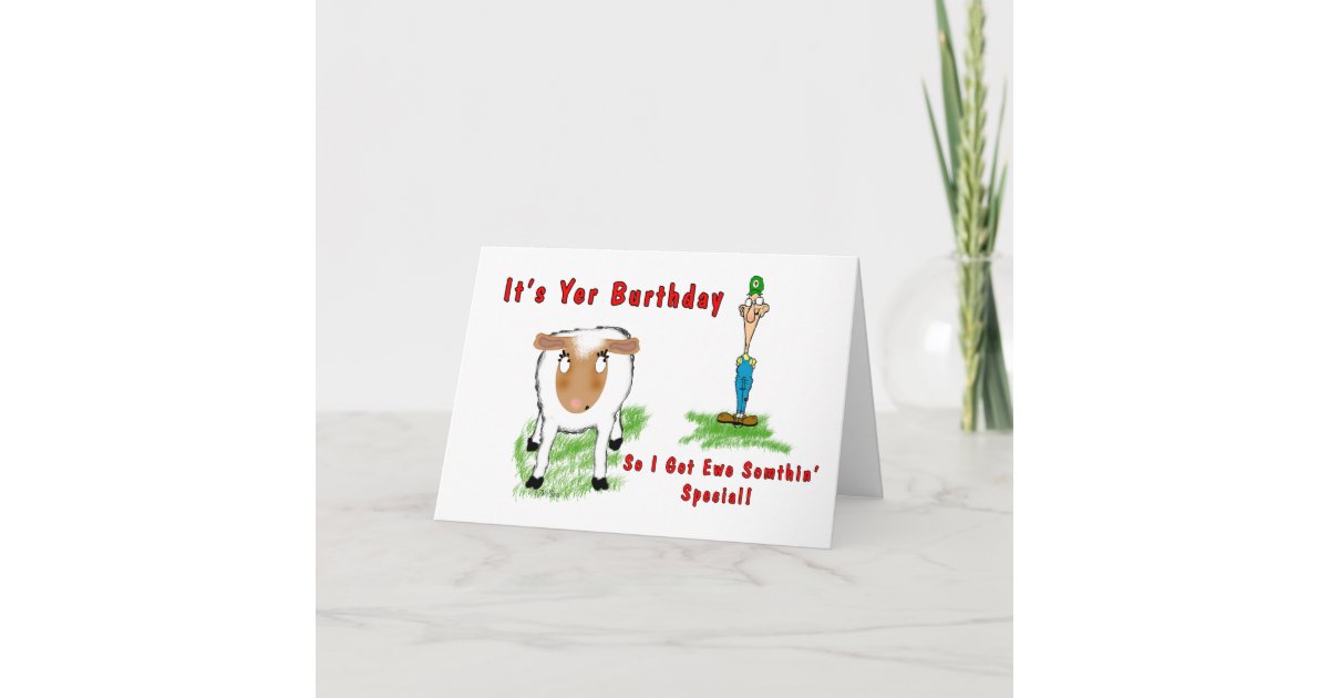 Lonely Redneck - Birthday Card | Zazzle