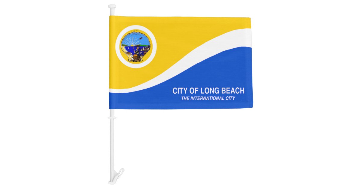 Long Beach city flag | Zazzle