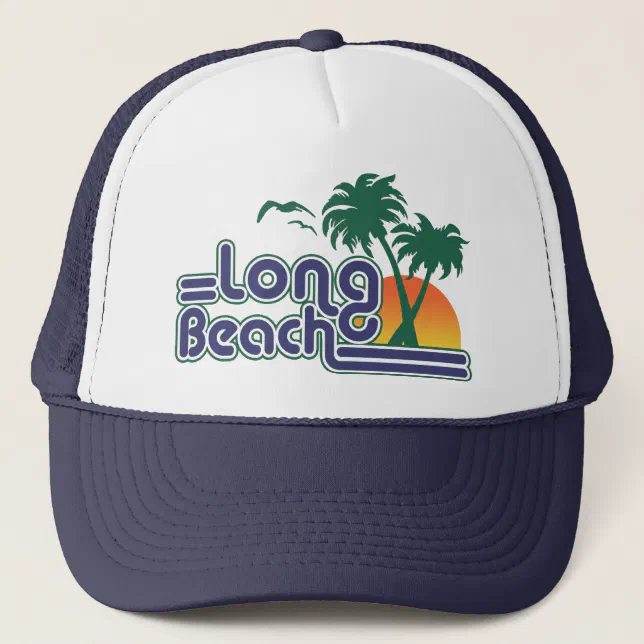 Long beach trucker hat | Zazzle