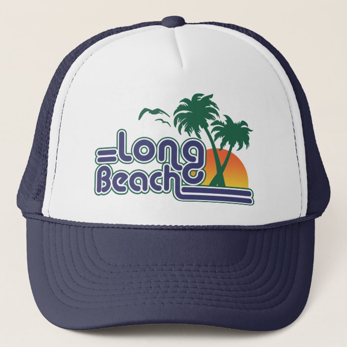 Long beach trucker hat | Zazzle.com