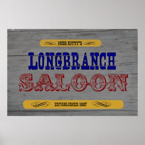 Long Branch Saloon Poster | Zazzle