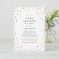 Long Distance Baby Sprinkle By Mail Sprinkles Invitation | Zazzle