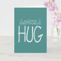 Long Distance Hug Card | Zazzle