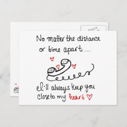 Long Distance Post Card | Zazzle