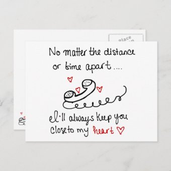Long Distance Post Card | Zazzle