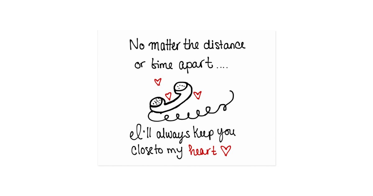 Long Distance Post Card | Zazzle.com