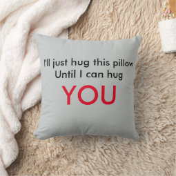 Long Distance Relationship Pillow | Zazzle