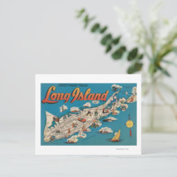 Long Island, New York - Greetings From Postcard | Zazzle