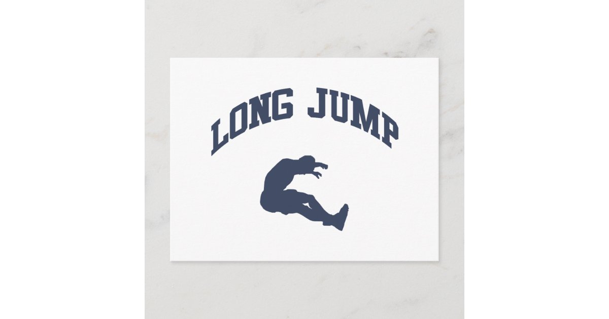Long Jump Postcard | Zazzle