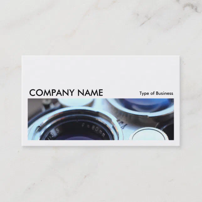 Long Picture 0247 - Vintage TLR Camera Business Card | Zazzle