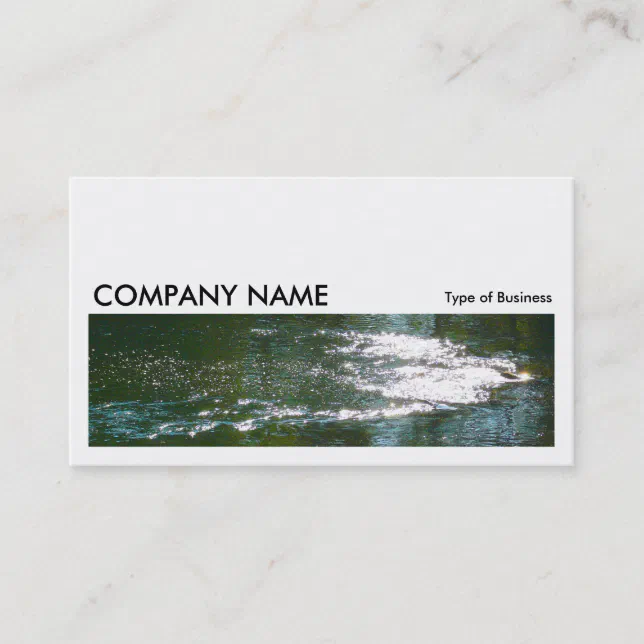 Long Picture 052 - Sparkling River Business Card | Zazzle
