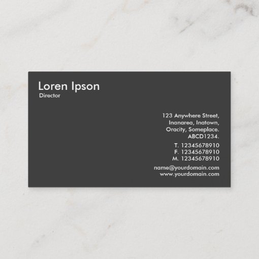 Long Picture 053 - Office Block Business Card | Zazzle