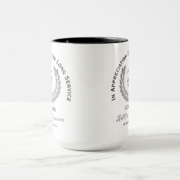 Long Service Appreciation Personalized Mug | Zazzle