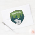 Long Trail Vermont Square Sticker | Zazzle