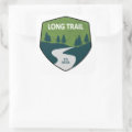 Long Trail Vermont Square Sticker | Zazzle