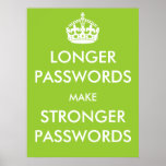 Passwords Information Security Awareness Poster | Zazzle.com