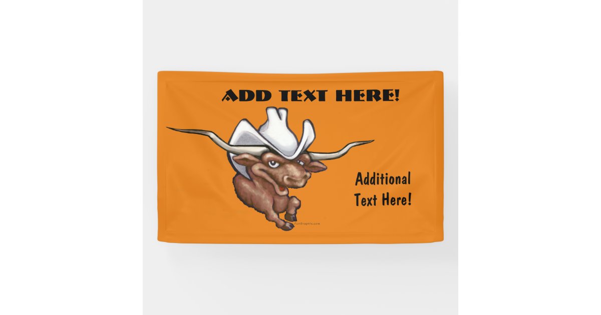 Longhorn Banner | Zazzle