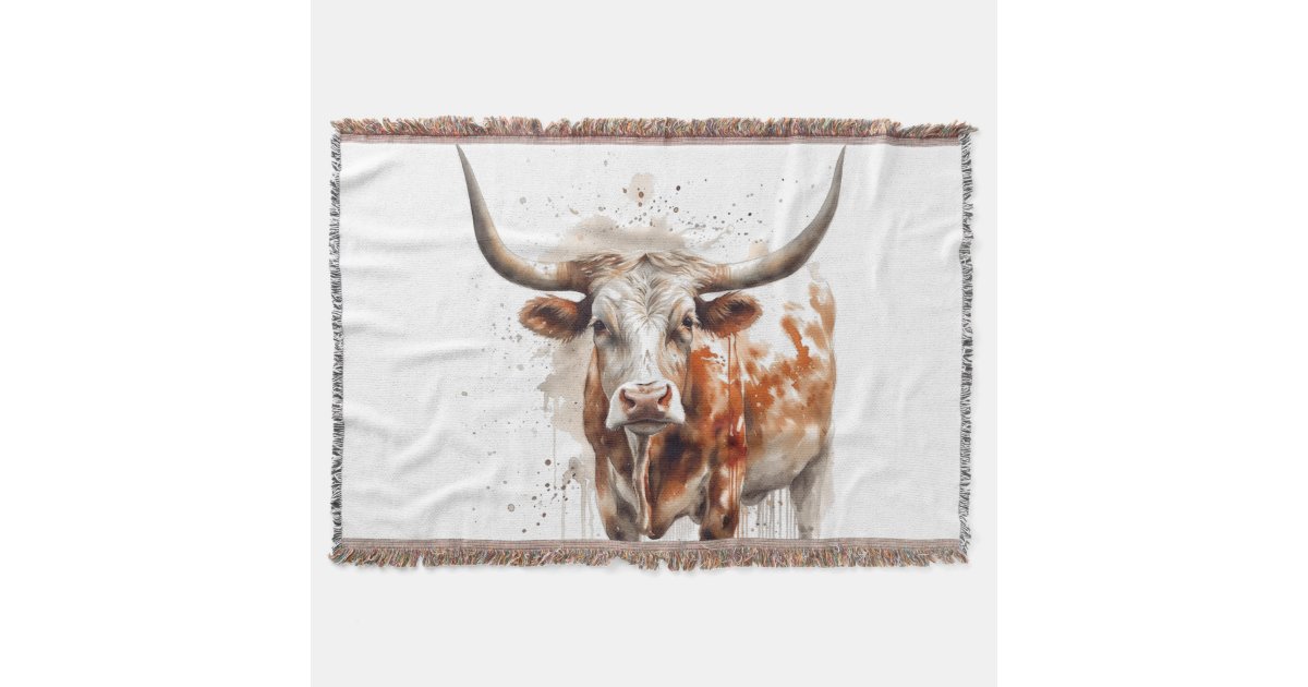 Longhorn Legacy Throw Blanket | Zazzle
