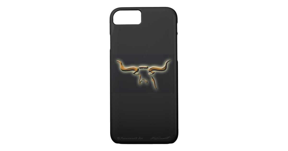 Longhorn Simple iPhone 7 Barely There Case | Zazzle