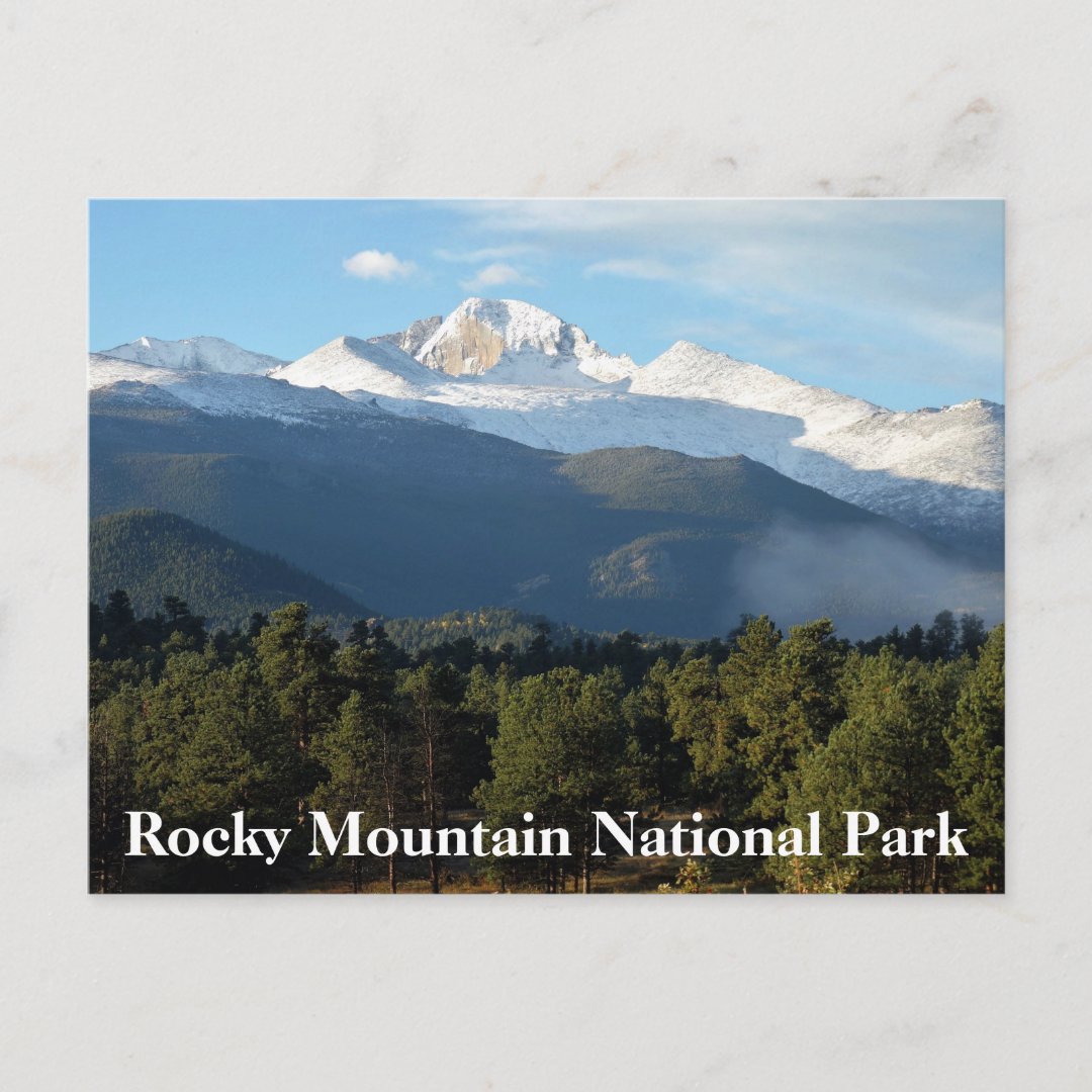 Longs Peak Rocky Mountain National Park Postcard | Zazzle
