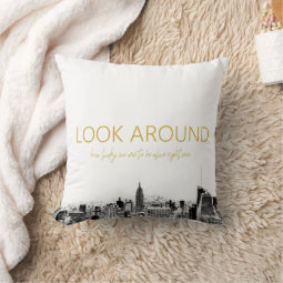 Look Around - Hamilton Throw Pillow | Zazzle