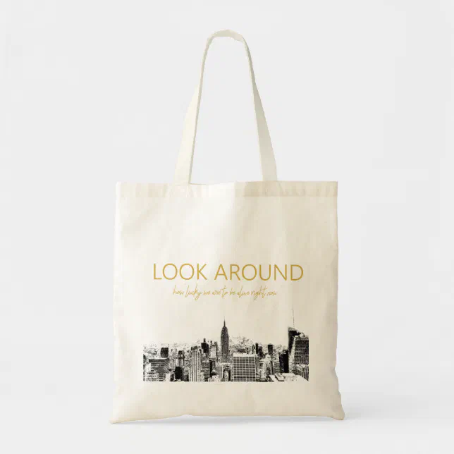 Look Around - Hamilton Tote Bag | Zazzle