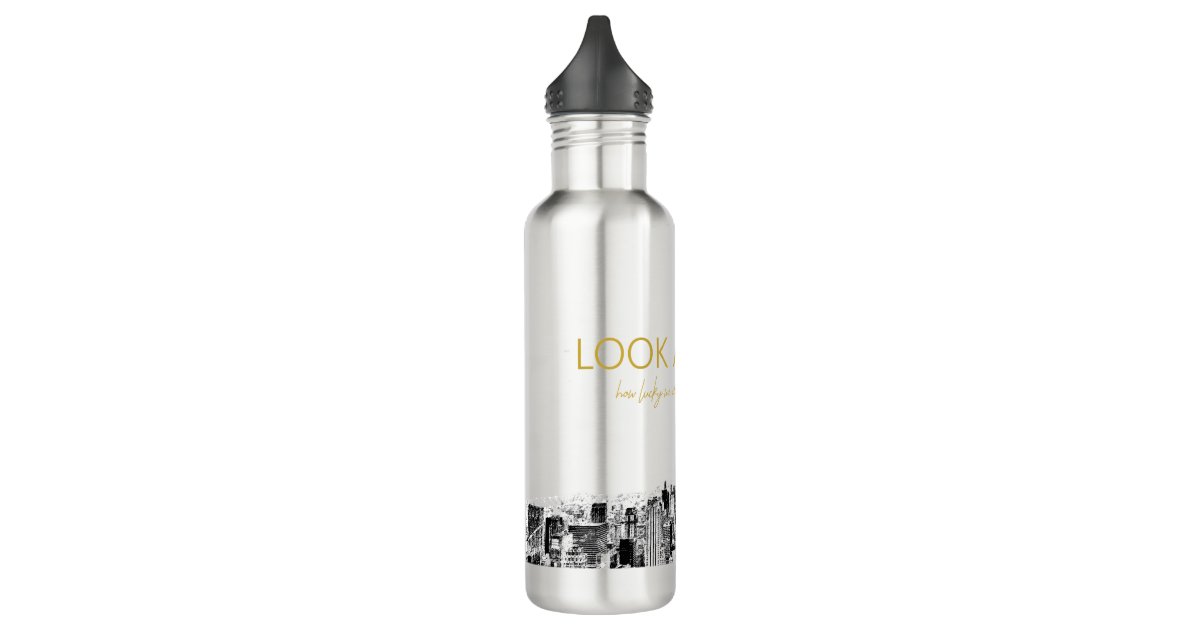 Look Around - Hamilton Water Bottle | Zazzle