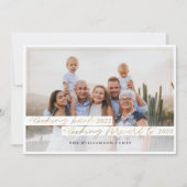 Look Back 2021 Looking Forward to 2022 Year Review Holiday Card | Zazzle