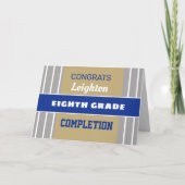 Look! Custom Eighth grade completion card! Card | Zazzle