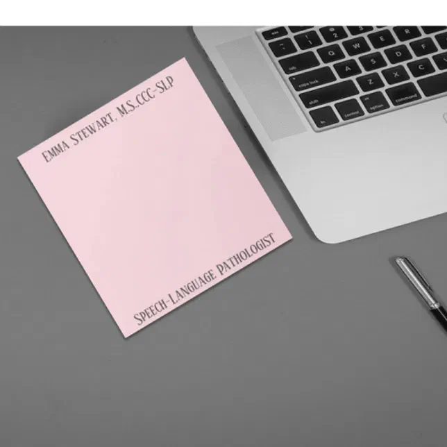 Look@@ Custom SLP notepad! Notepad | Zazzle